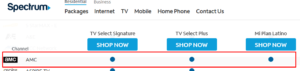 What Channel is AMC on Spectrum?