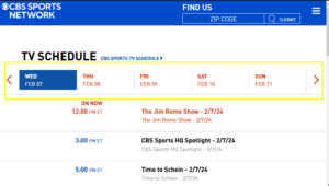 What Channel is CBS Sports On Spectrum TV – CableUser
