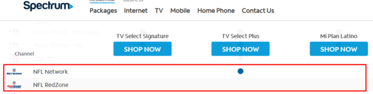 What Channel is NFL on Spectrum TV – CableUser